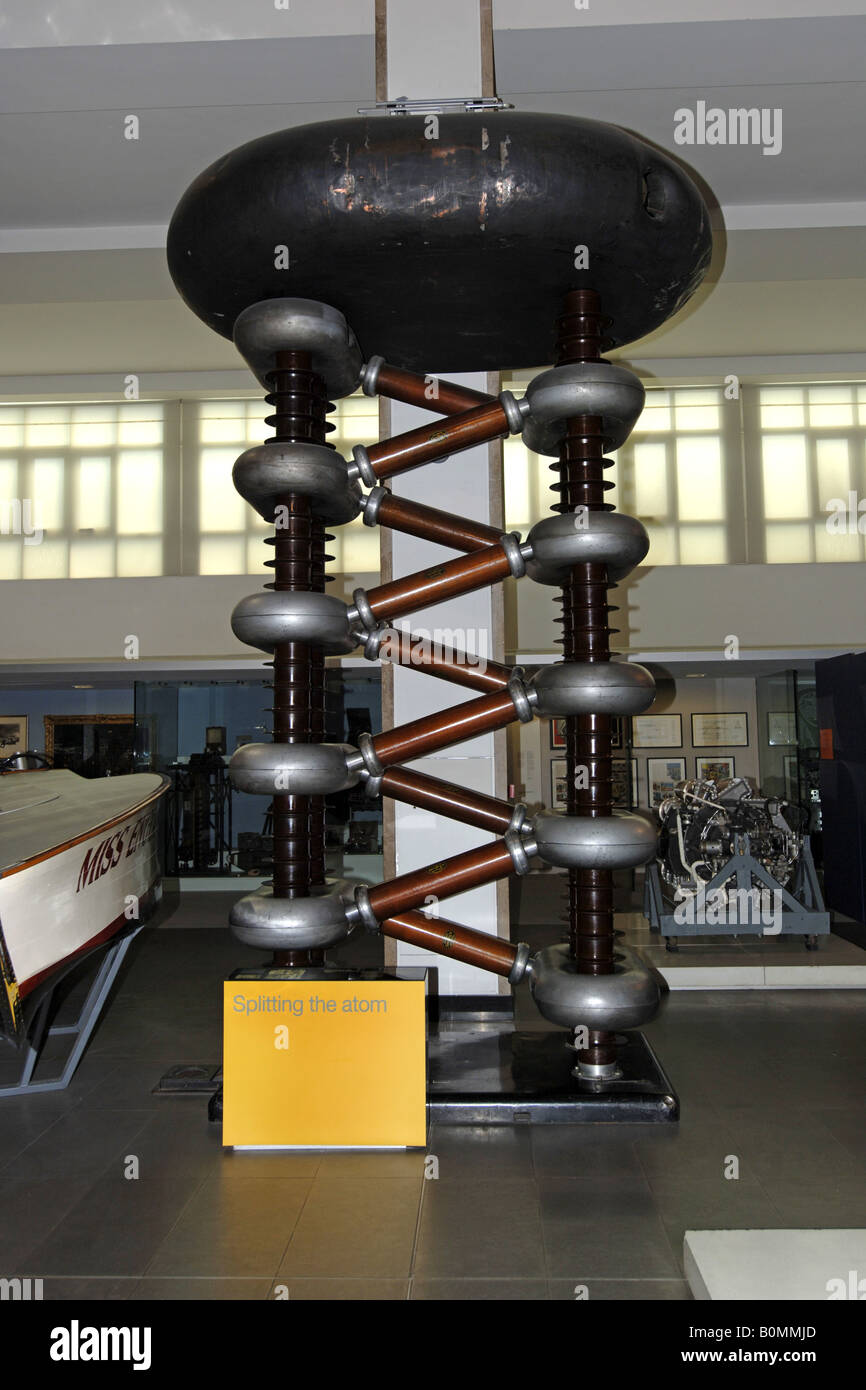 The device used by Einstein to split the Atom on display in the Science ...