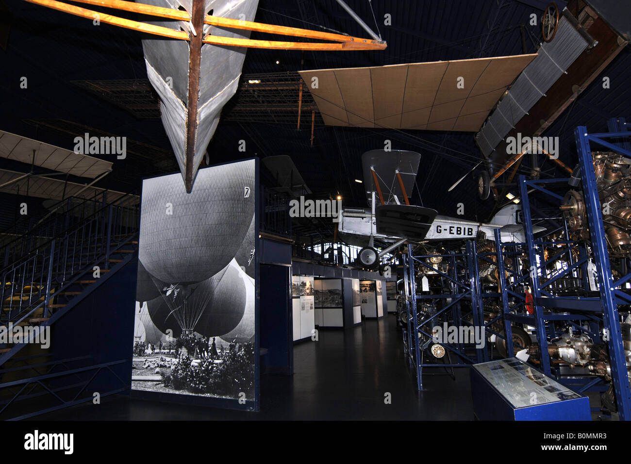 Display of aircraft at the Science Museum London Stock Photo - Alamy