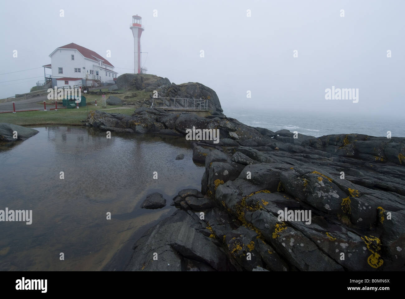Cape Forchu lighthouse, Nova Scotia, Canada Stock Photo - Alamy