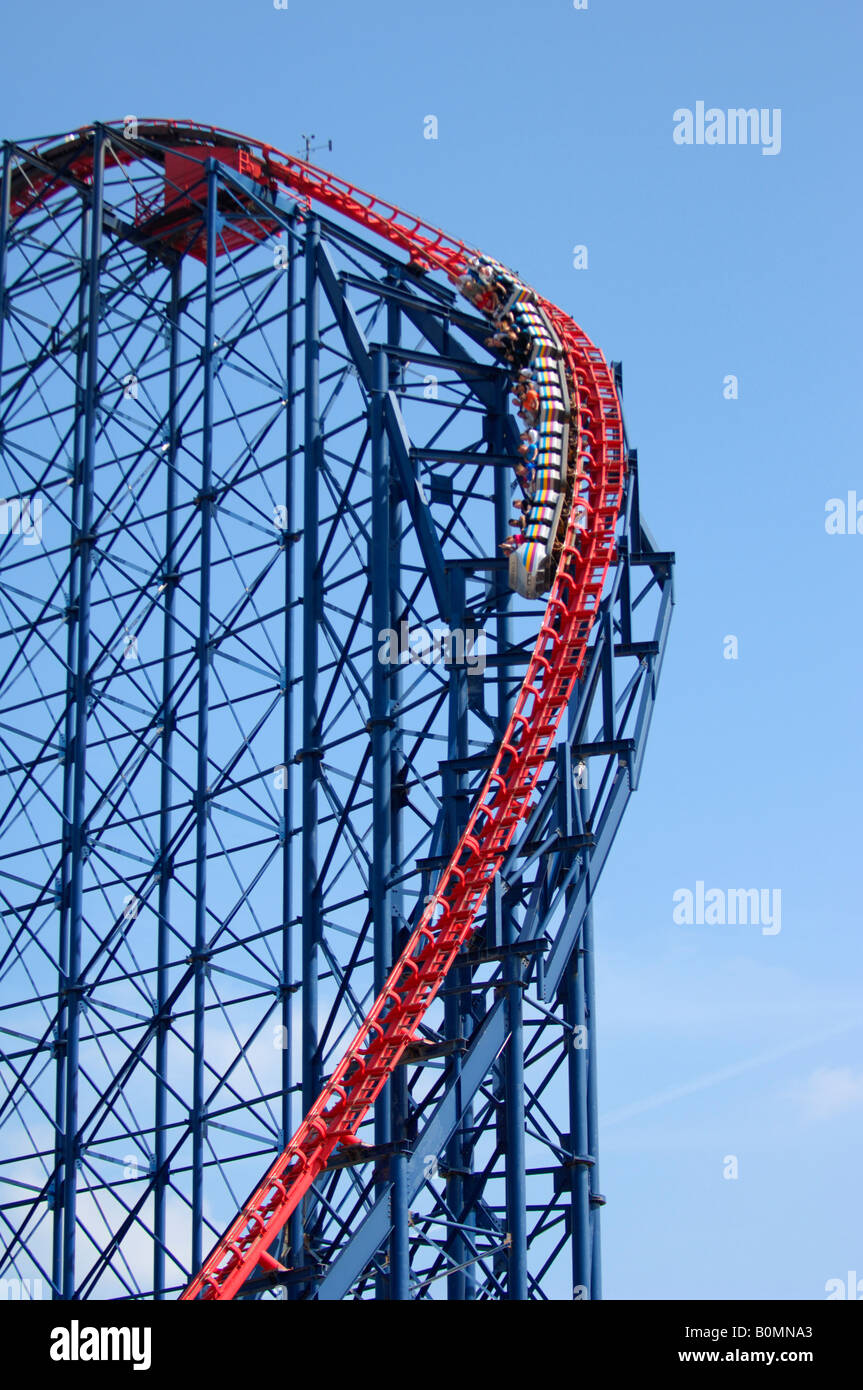 Pepsi max big one roller coaster hi-res stock photography and images ...