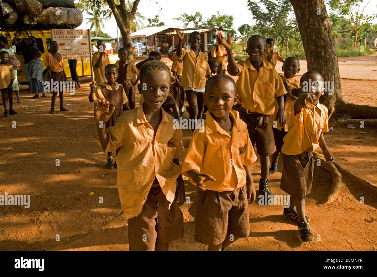 Ghana school uniform hi-res stock photography and images - Alamy