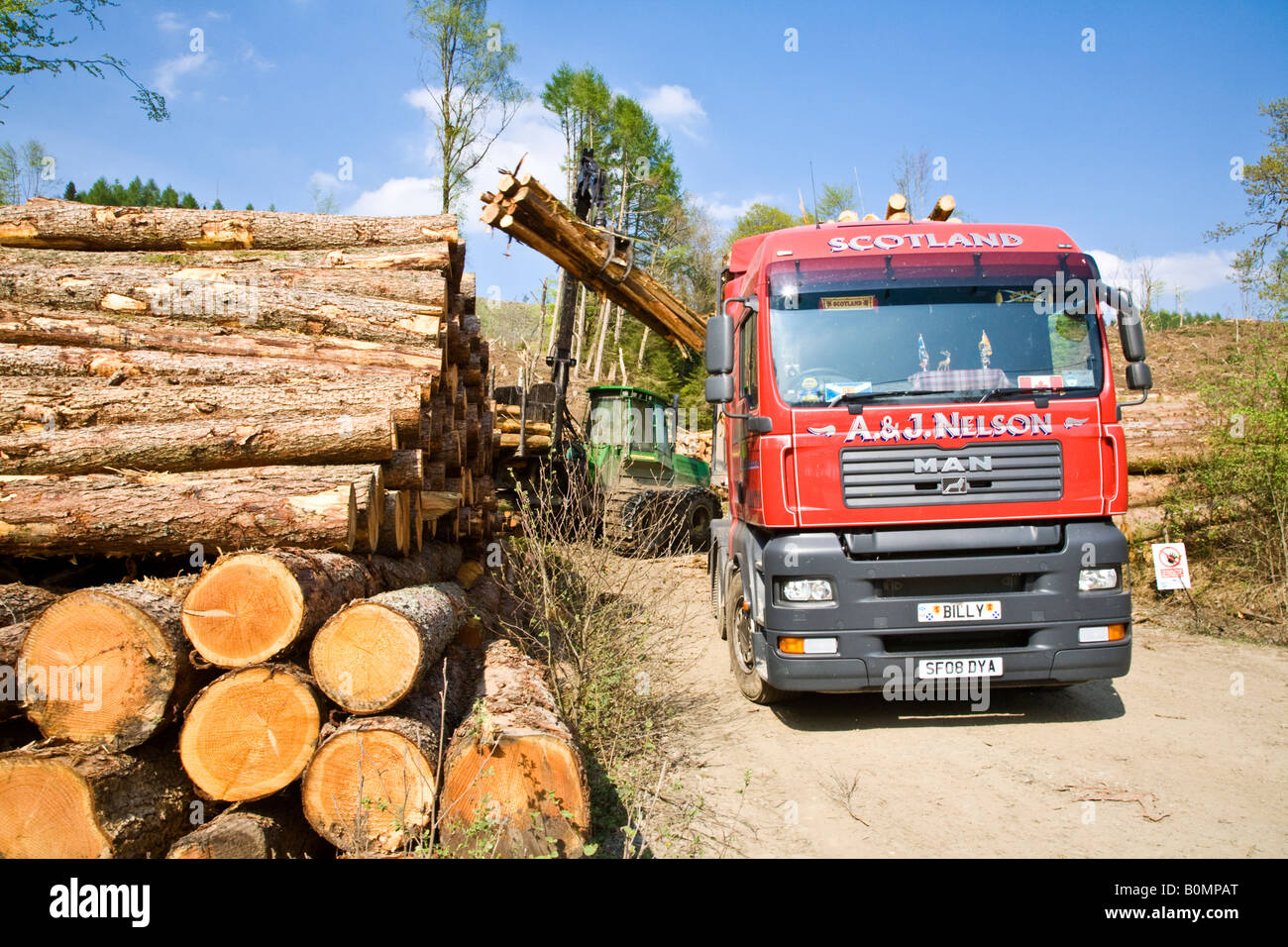 Timber lorry hi-res stock photography and images - Alamy
