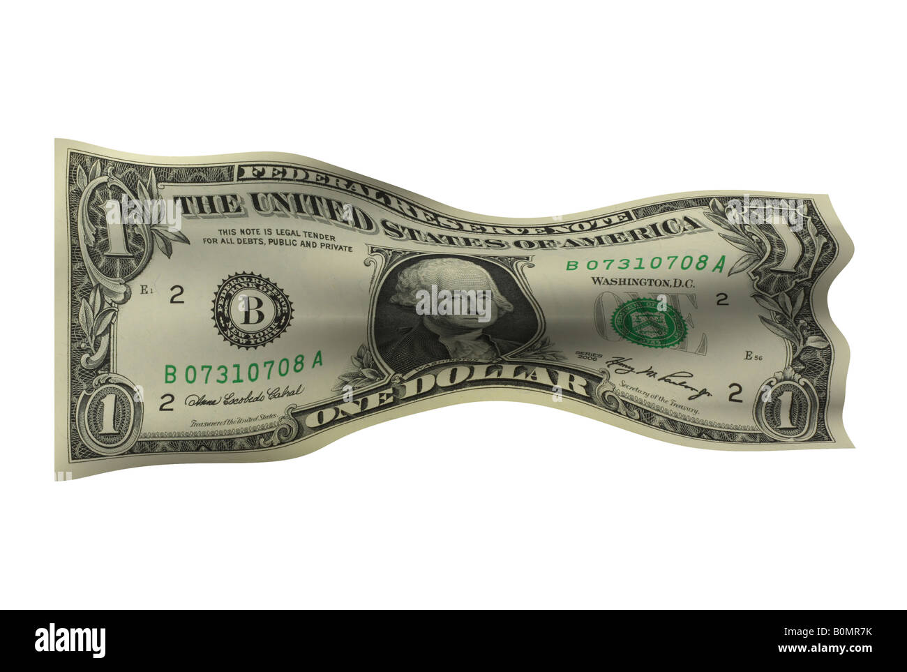 Crumpled Dollar Bill Stock Photo - Alamy
