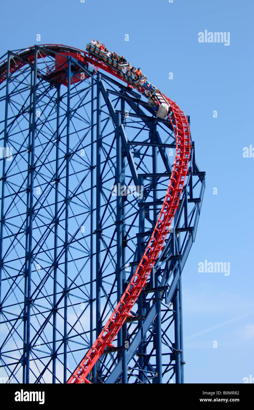 The Pepsi Max Big One at the Pleasure Beach Blackpool in Lancashire ...