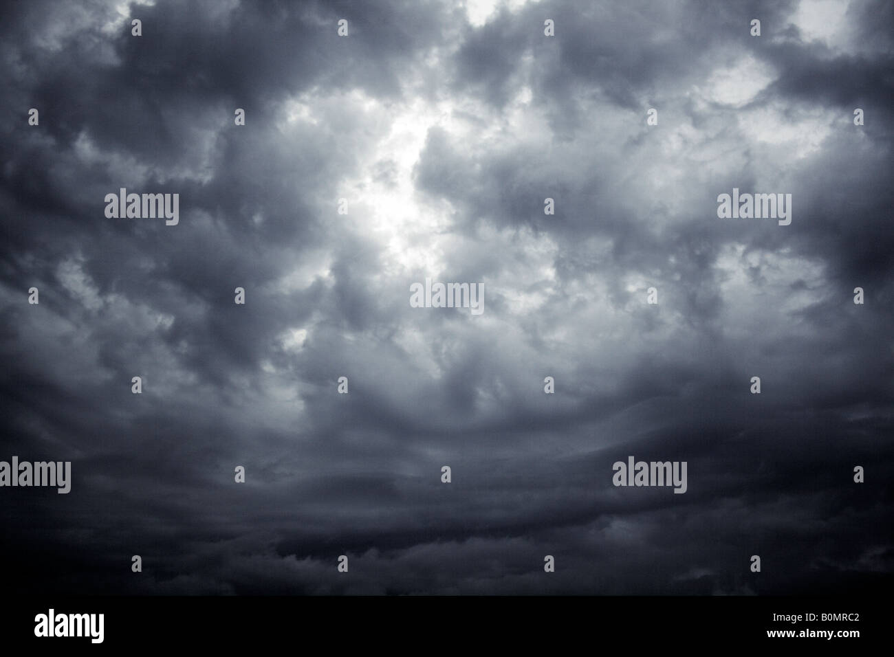 Turbulent thunderstorm clouds Stock Photo - Alamy