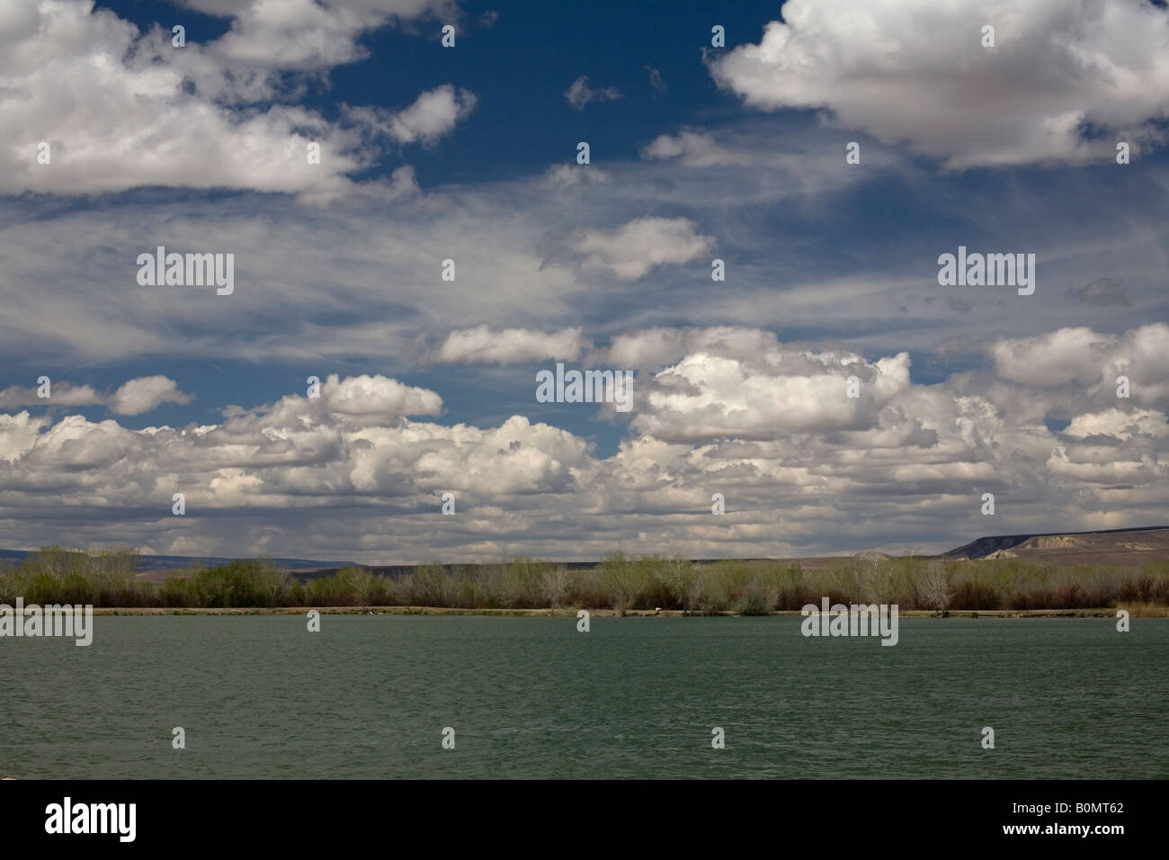 Confluence Lake in Delta Colorado during the spring Stock Photo - Alamy