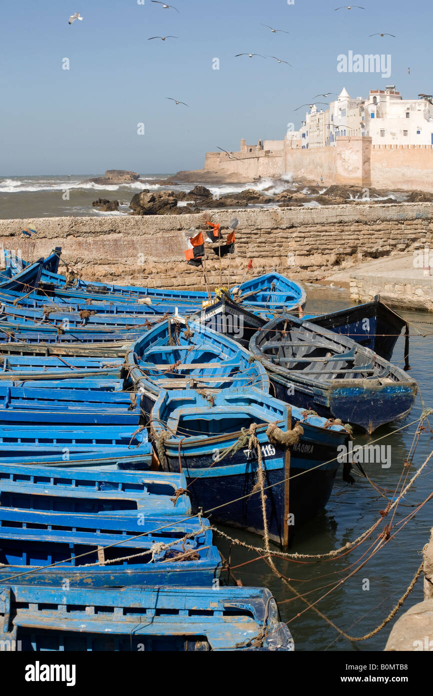 Morocco fishing boats hi-res stock photography and images - Alamy