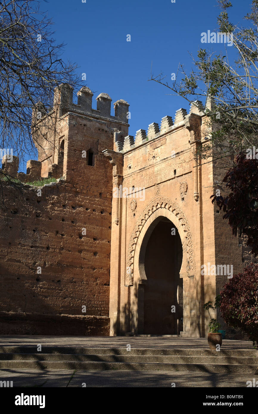Gate to The Chellah, Rabat, Morocco Stock Photo - Alamy