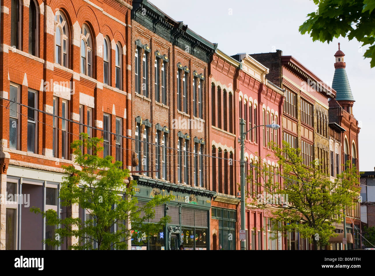 Historic architectural facades Scranton Pennsylvania Stock Photo - Alamy