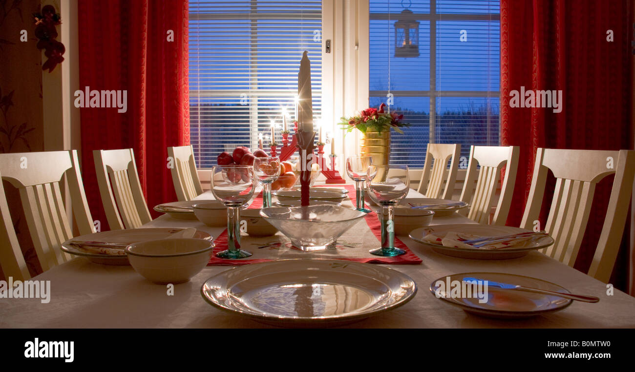 A christmas setting Stock Photo - Alamy