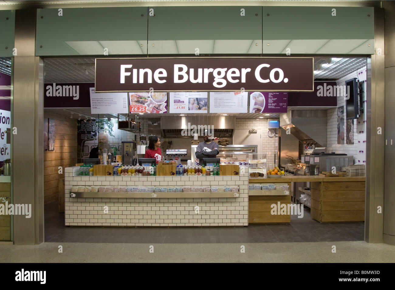 Fine Burger Company Restaurant - St Pancras International Station ...