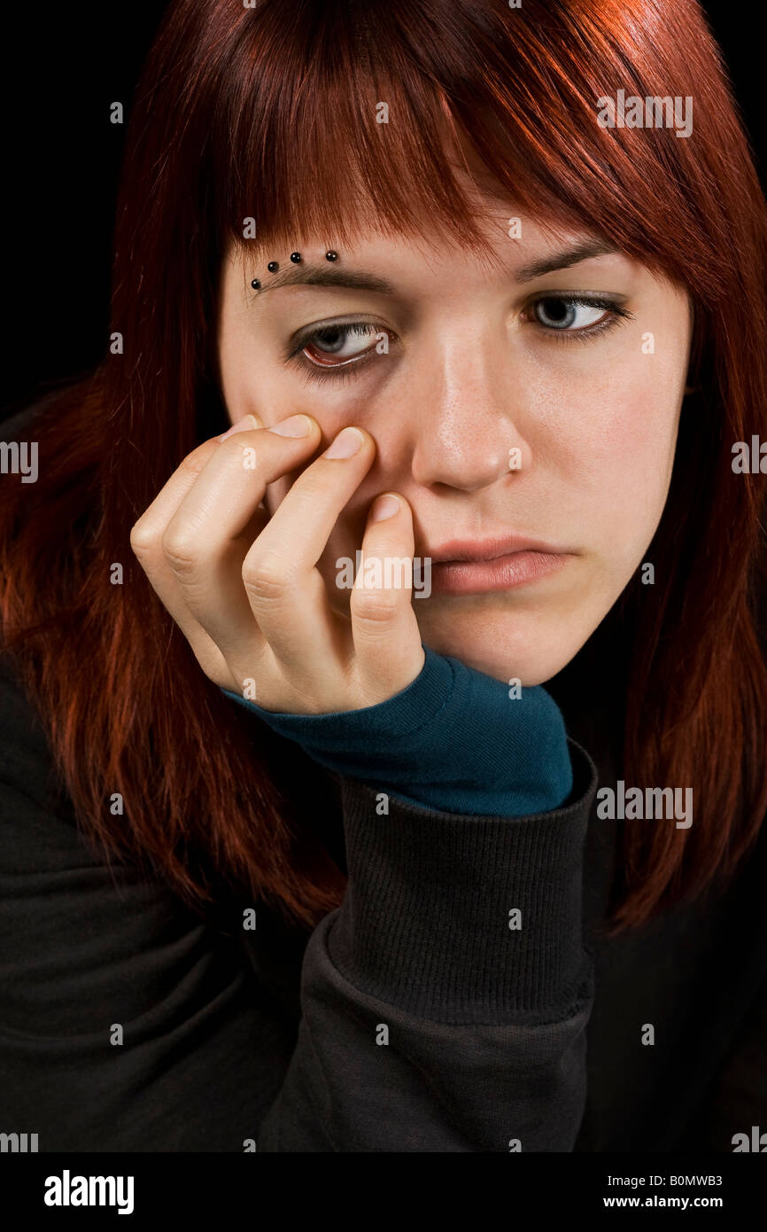 Girl feeling sad hi-res stock photography and images - Alamy