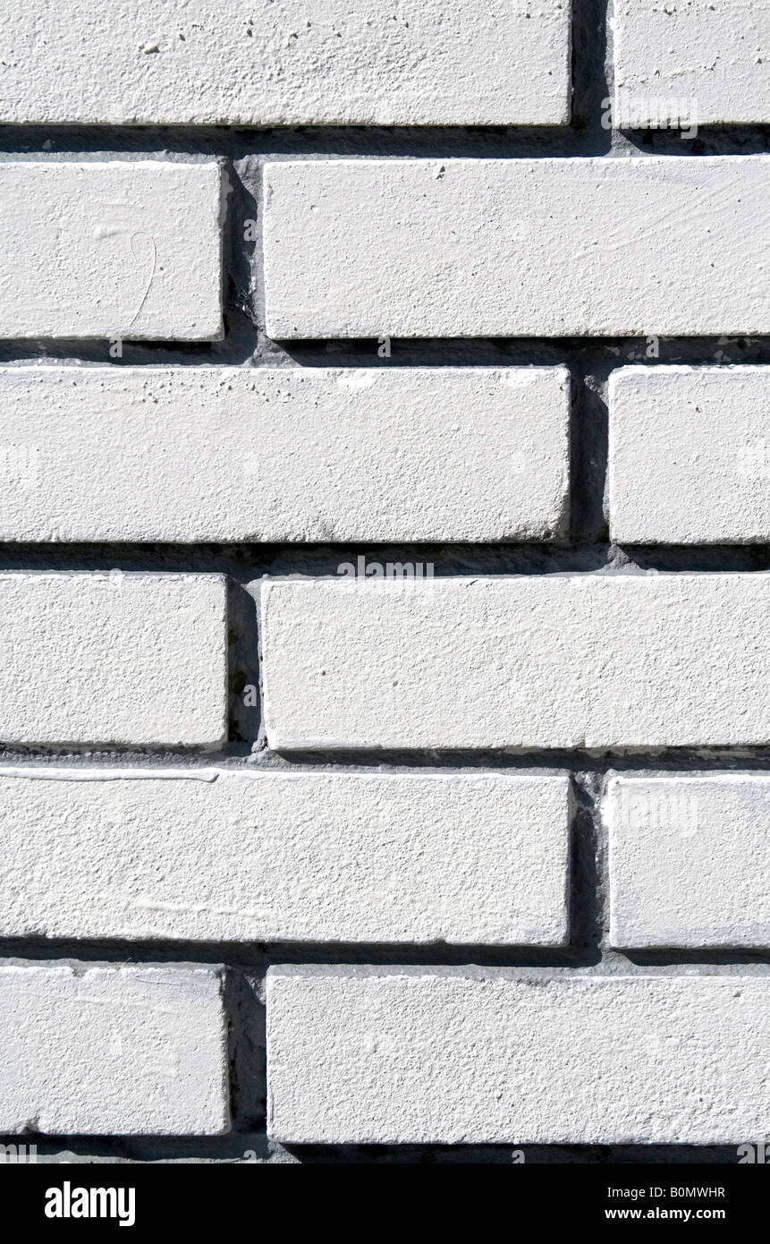 White bricks of a house background Stock Photo - Alamy