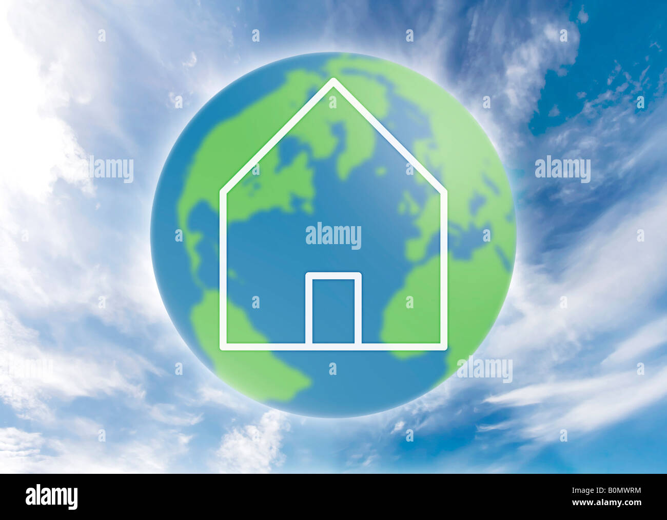 Concept of a global home real estate business everywhere Stock Photo ...