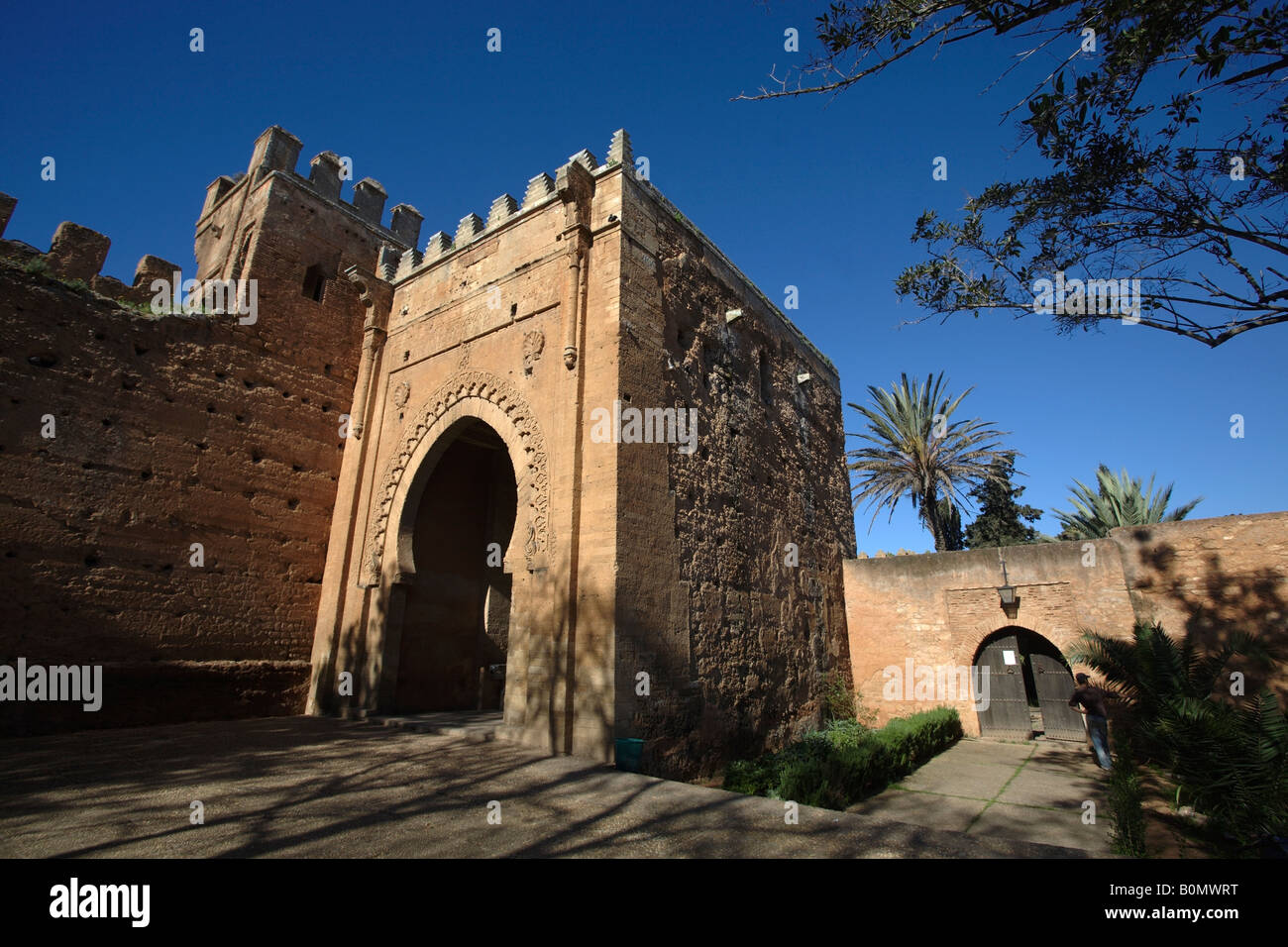 Gate to The Chellah. Rabat, Morocco Stock Photo - Alamy