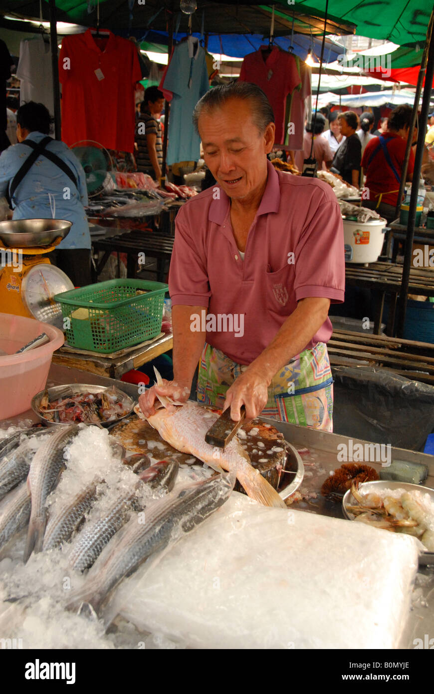 Asia asian fishmonger hi-res stock photography and images - Alamy