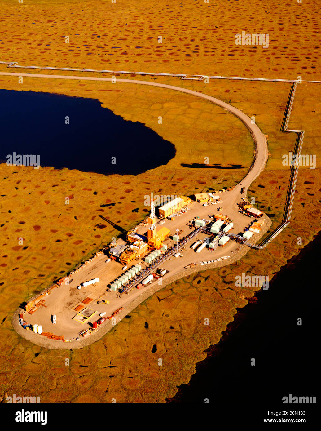 Oil production site on the North Slope of Alaska Stock Photo - Alamy