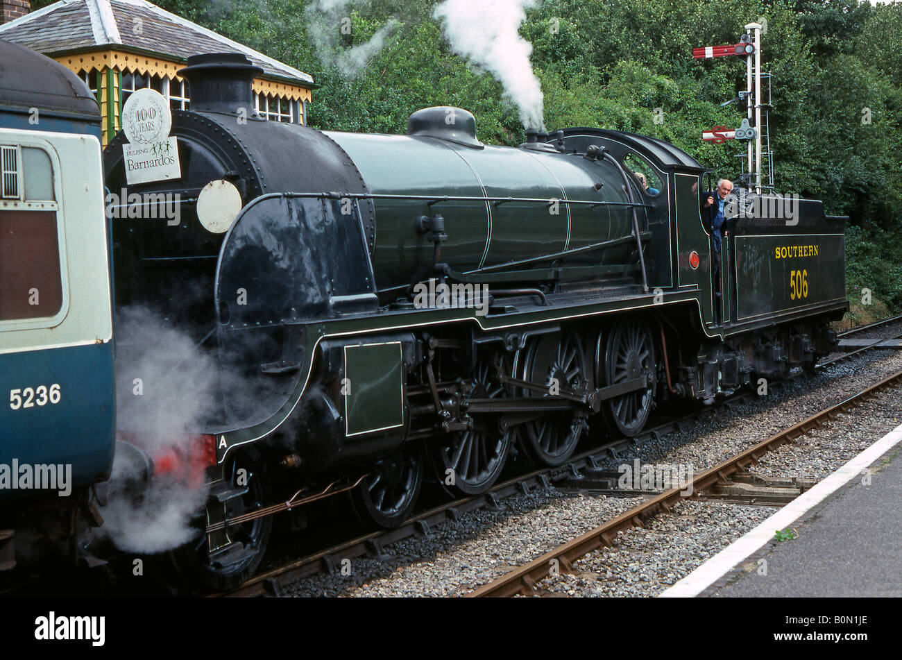 Southern steam locomotive 506 Stock Photo - Alamy