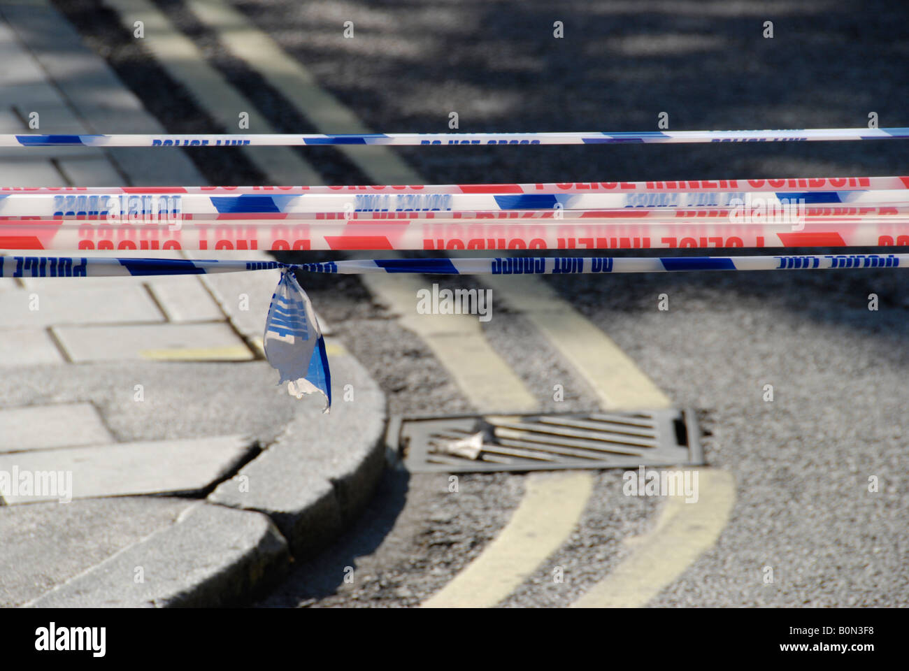 Police crime scene cordon tape hi-res stock photography and images - Alamy