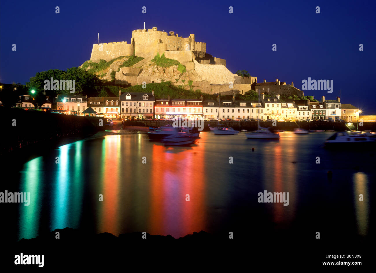Jersey channel islands at night hi-res stock photography and images - Alamy