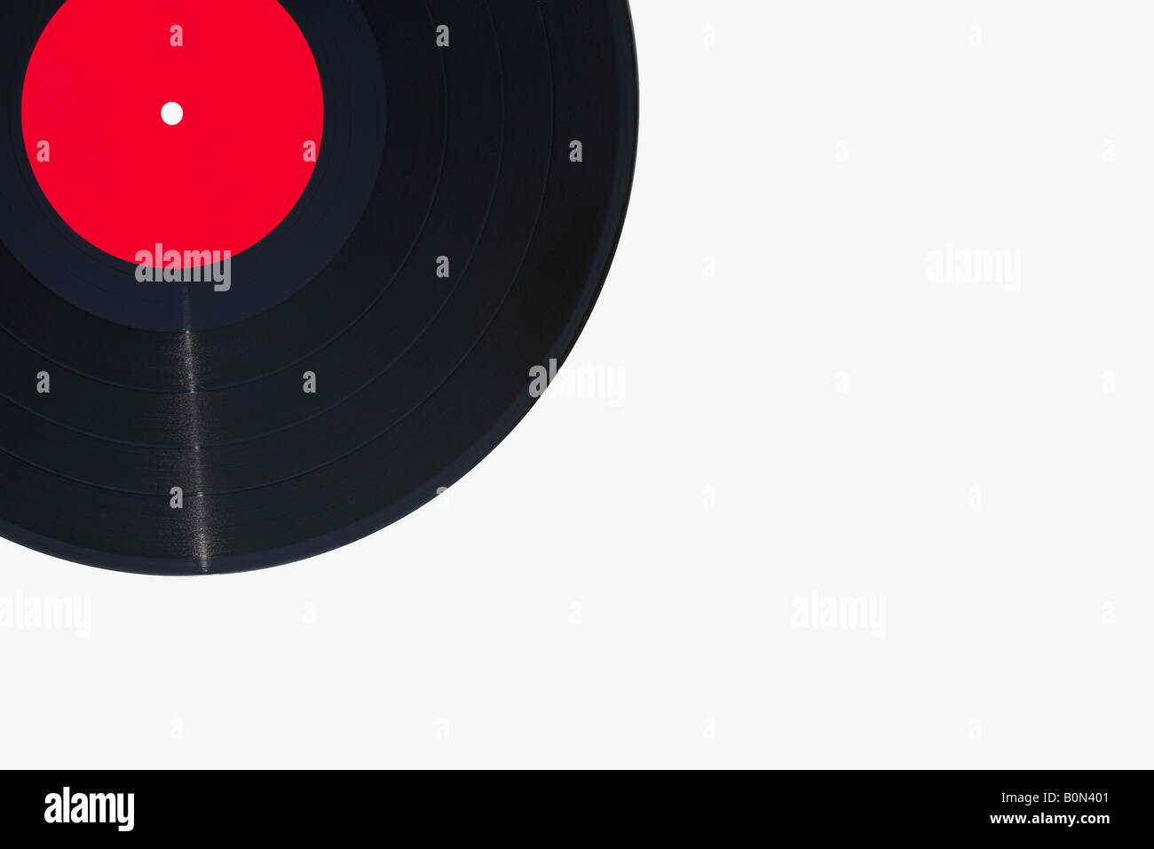 Vinyl record isolated on a white background Stock Photo - Alamy