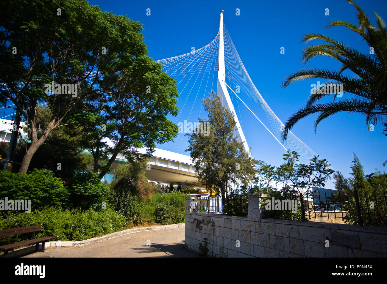Light Rail Project Jerusalem Israel Bridge Stock Photo - Alamy