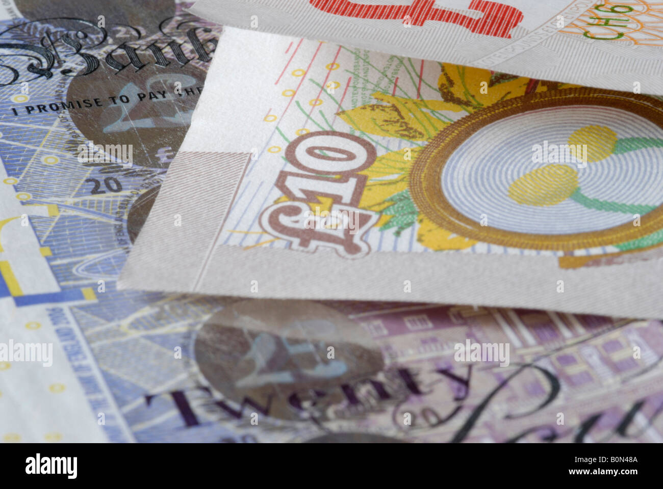 Gb banknotes money notes pound pounds studio of with hi-res stock ...