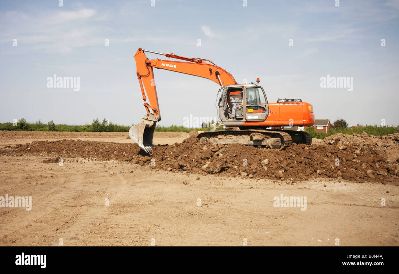 Mechanical digger building site hi-res stock photography and images - Alamy