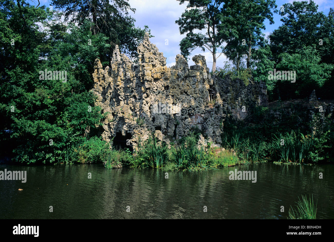 Grotto, Painshill Park, Cobham, Surrey, England, UK Stock Photo - Alamy