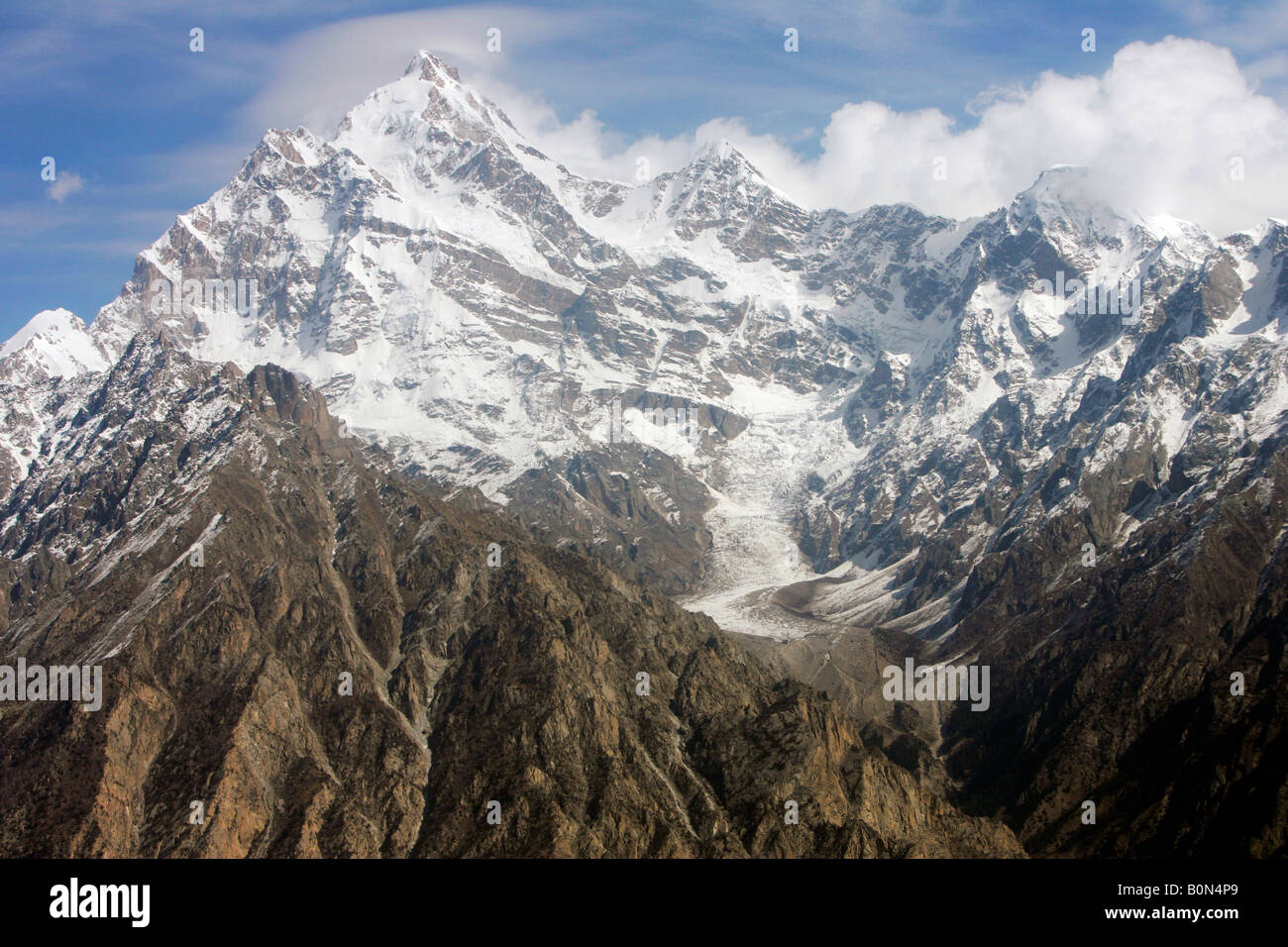 Snowy unspoilt mountain peaks hi-res stock photography and images - Alamy