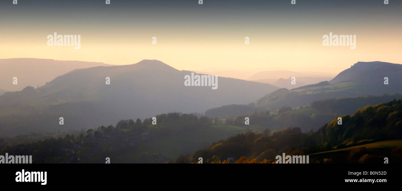 View Derwent valley derbyshire sunset peak district national park ...