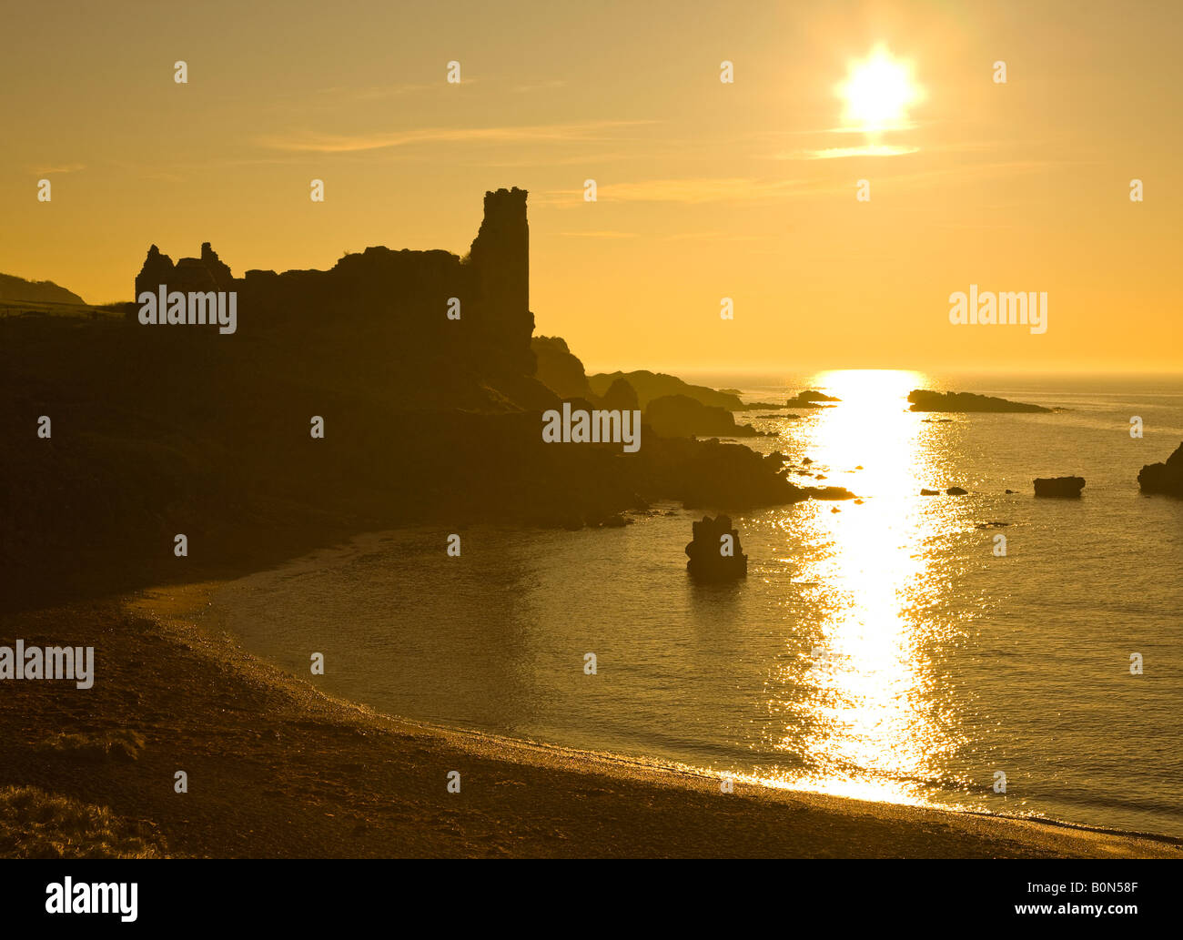 Dunure Castle Ayrshire Scotland Stock Photo - Alamy