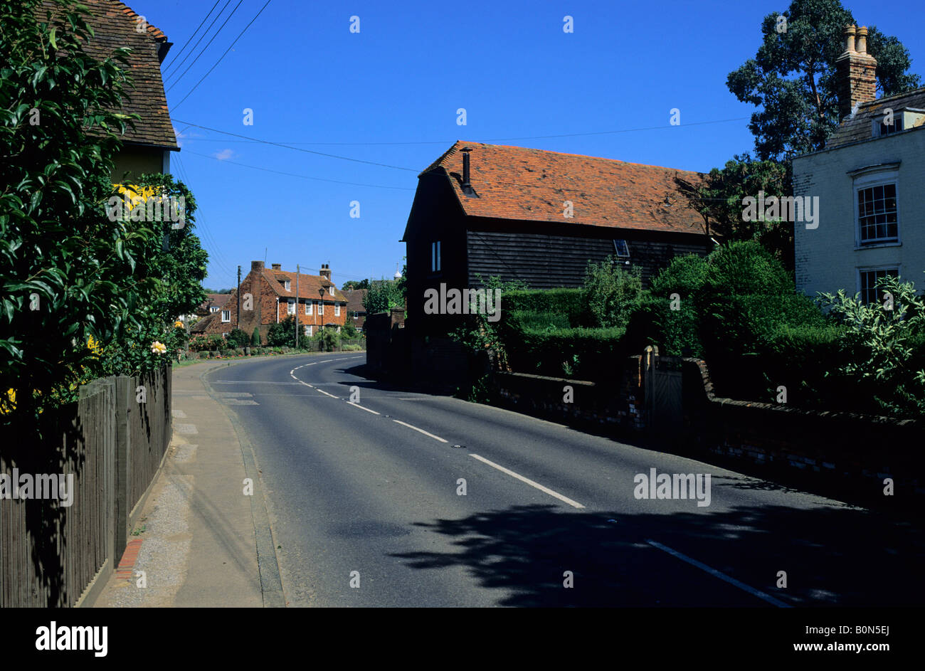 Yalding high street, Kent, England, UK Stock Photo - Alamy