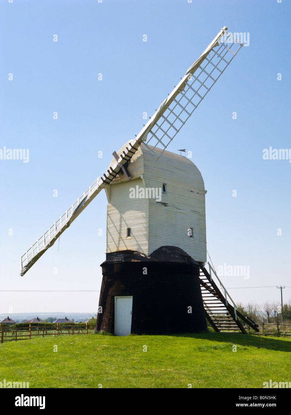 Wrawby Postmill windmill near Brigg, North Lincolnshire, UK Stock Photo ...