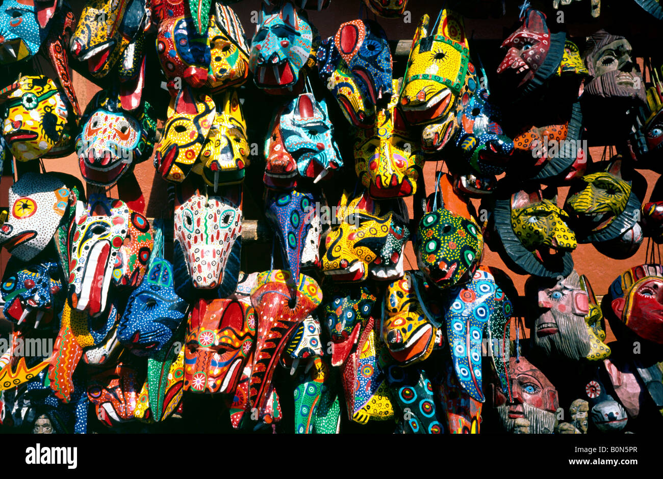 Guatemala Chichicastenango Traditional Mask Stock Photos & Guatemala ...