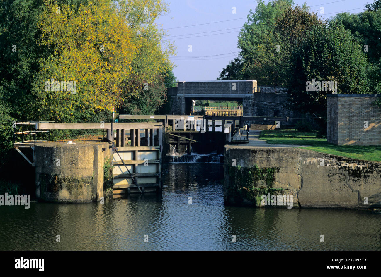 Hampstead Lock Yalding Kent England UK Stock Photo - Alamy
