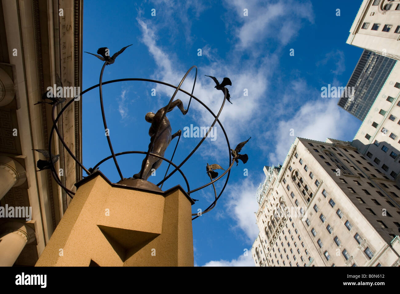 United Nations monument outside Union Station, Toronto, Canada Stock ...