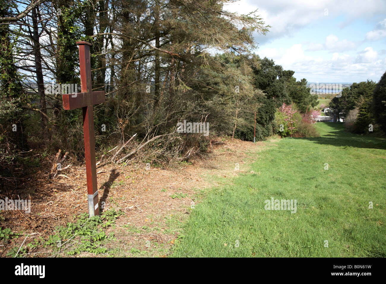 stations of the cross crucifixes for pilgrims on the ascent of slieve ...