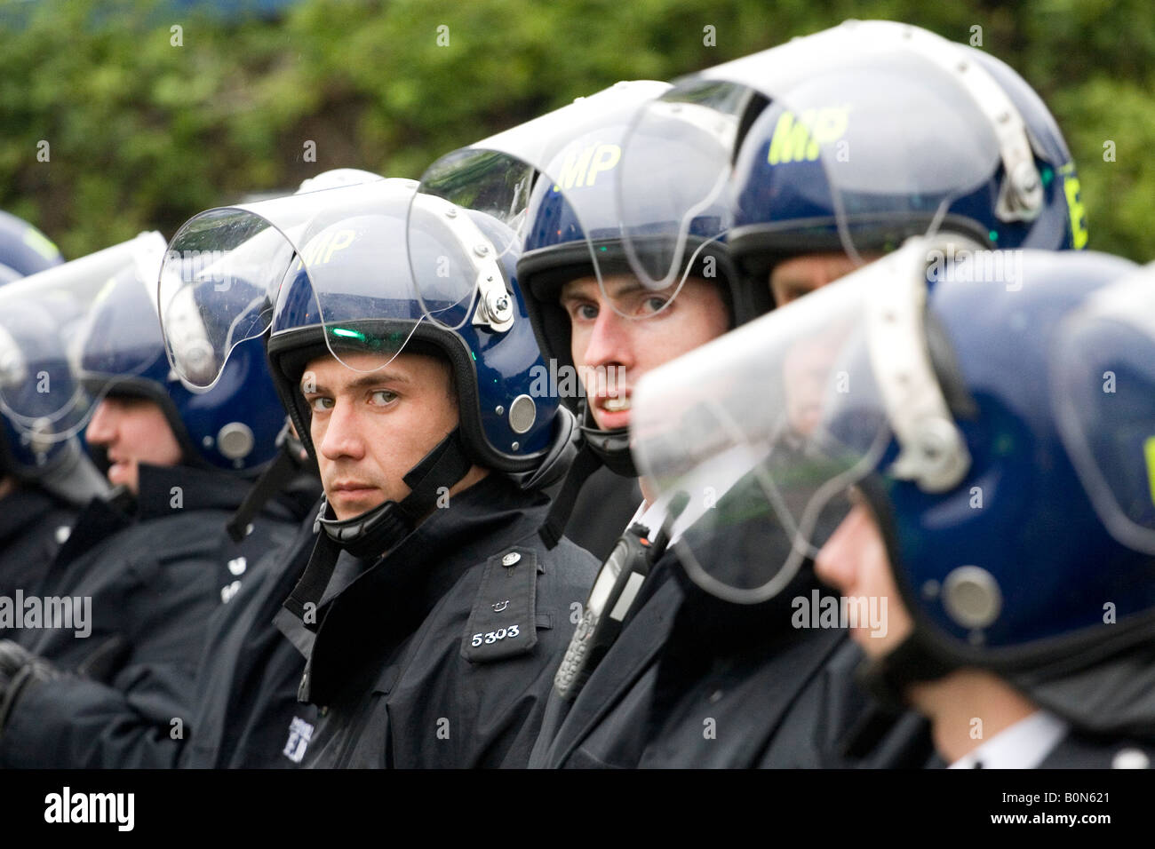 Police in riot gear Stock Photo - Alamy