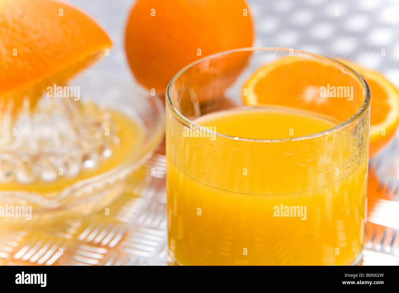 Fresh orange juice Stock Photo - Alamy
