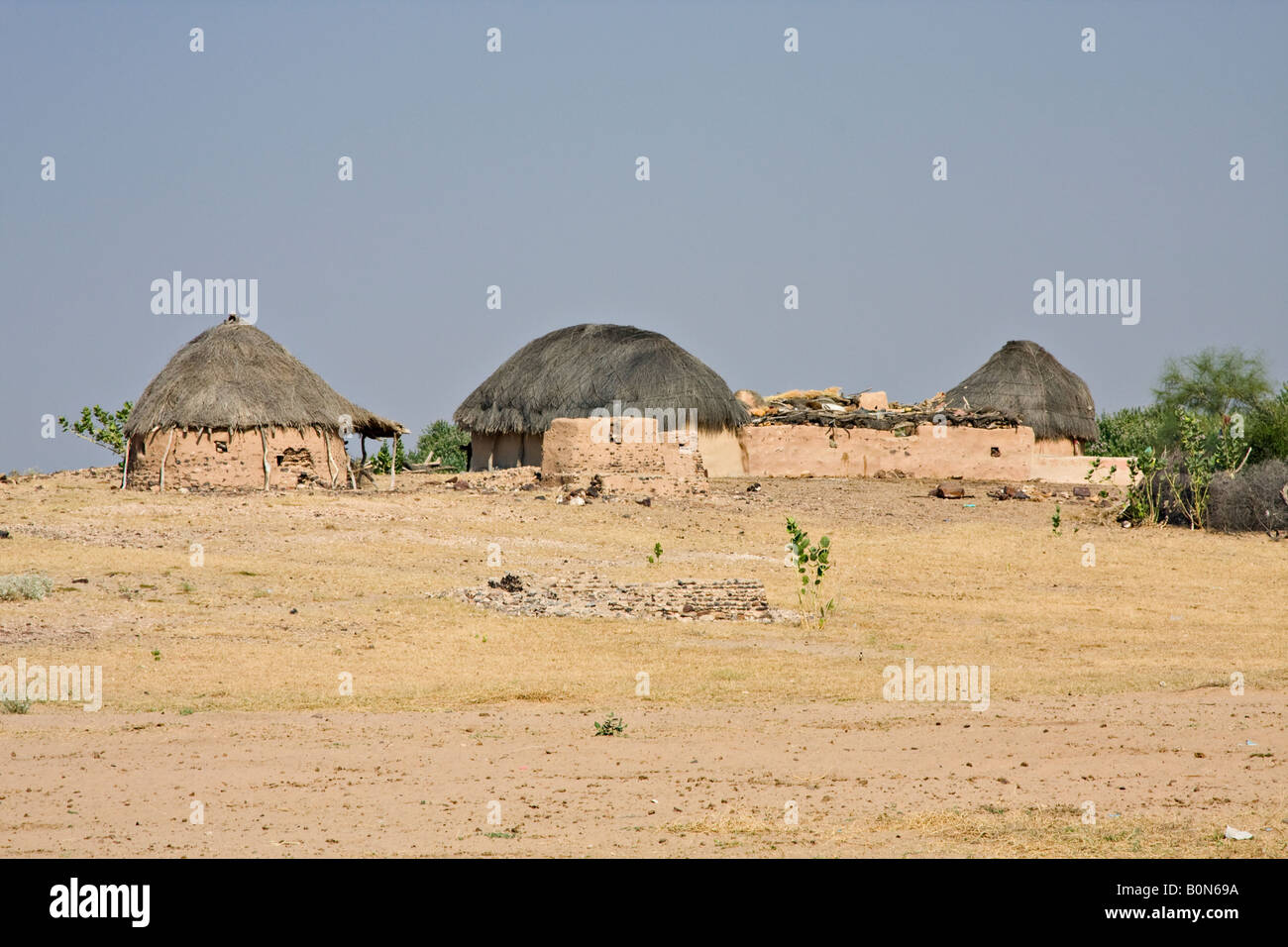 Khuri Village, Thar Desert, Desert National Park, Rajasthan,India, Asia ...