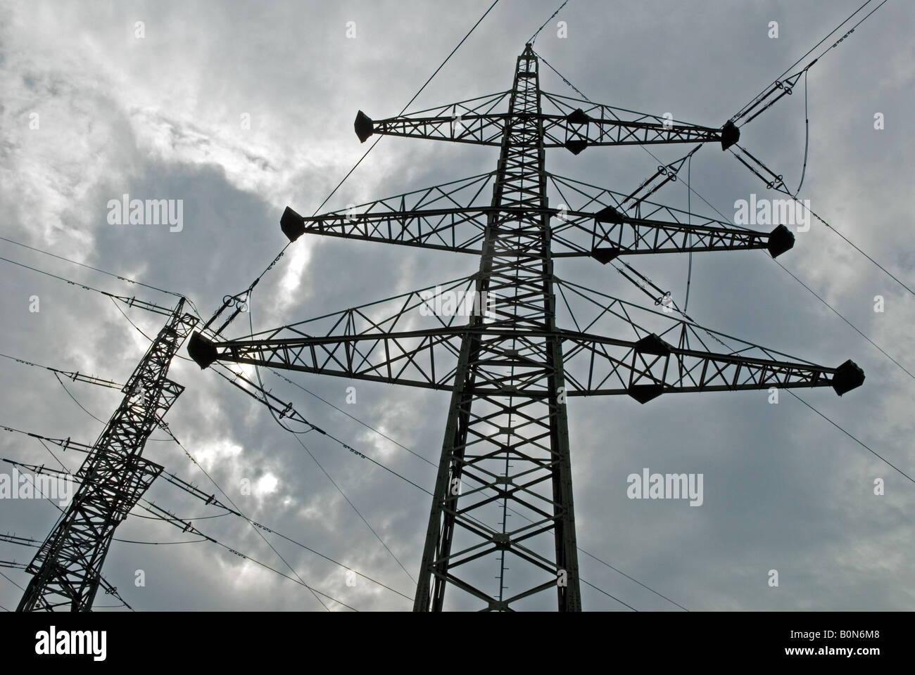 High voltage pylons electro hi-res stock photography and images - Alamy