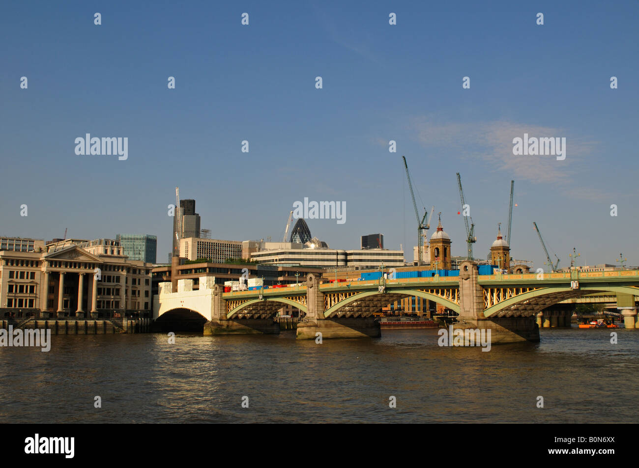 Southwark Bridge and city skyline, London, UK Stock Photo - Alamy