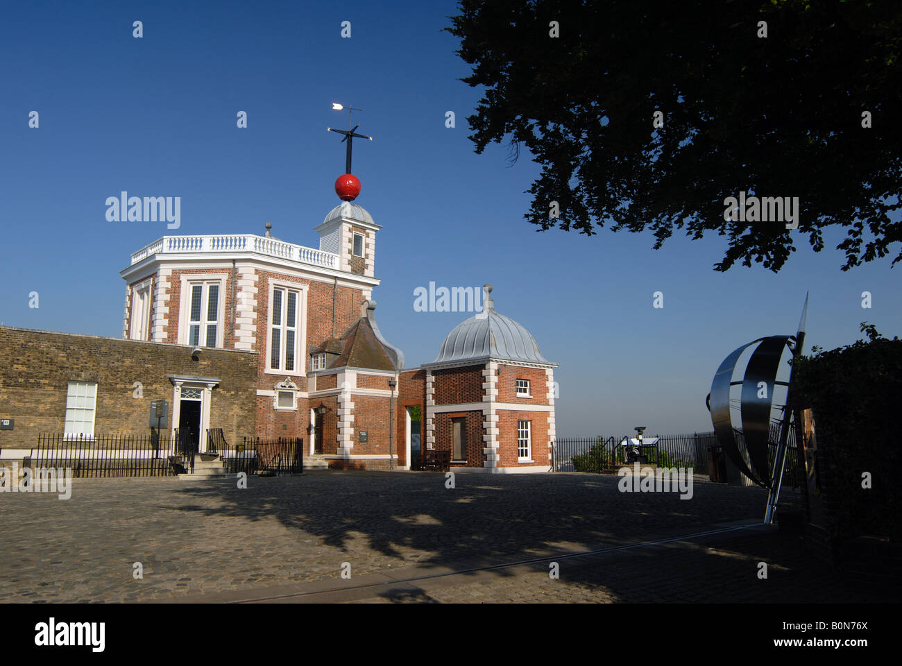 Flamsteed House, part of The Royal Observatory in Greewich Park, London ...