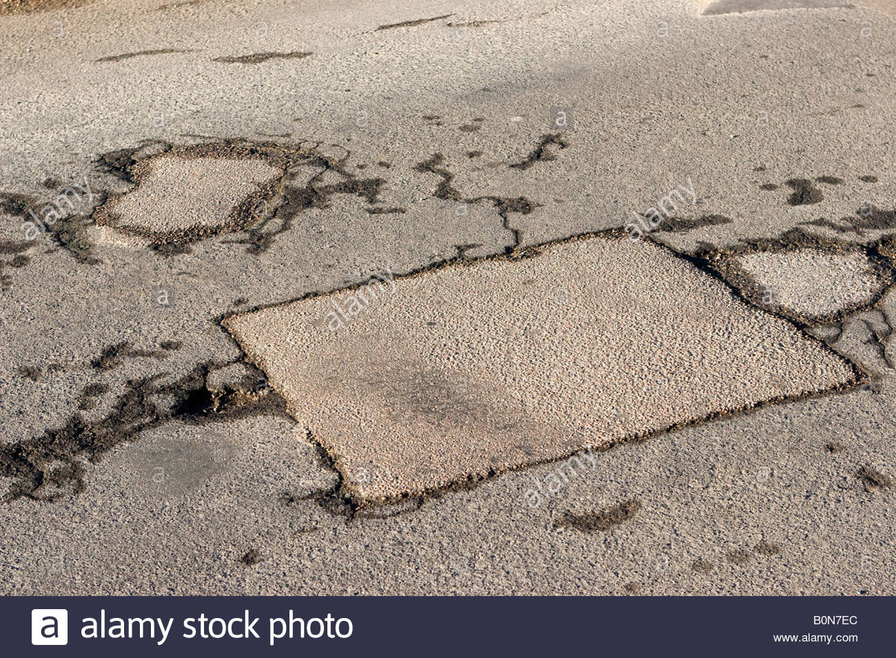 Patched Road High Resolution Stock Photography and Images - Alamy