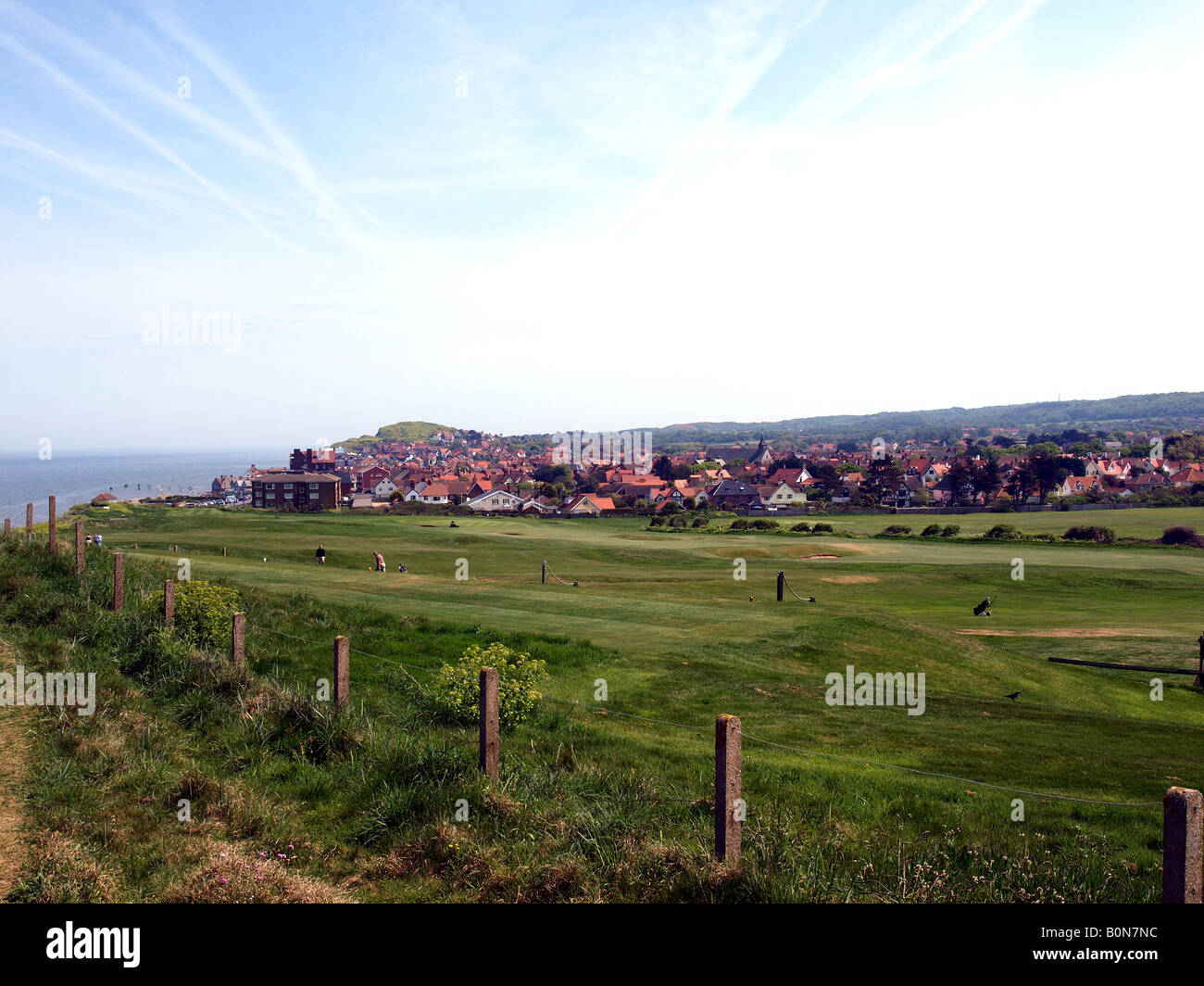 a view from the coastal path of Sheringham,Norfolk,UK Stock Photo - Alamy