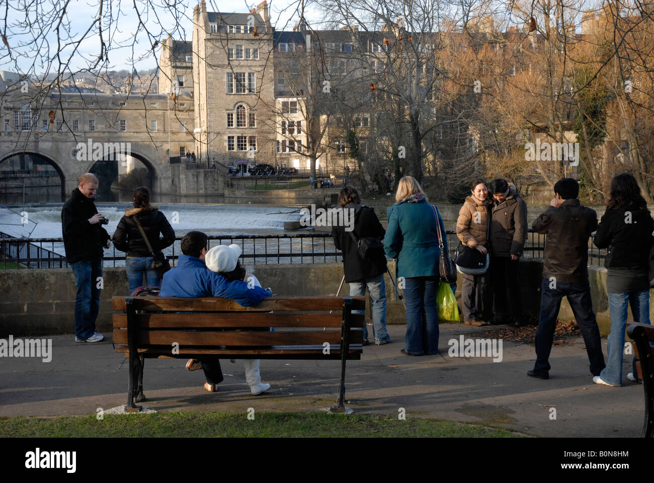 Tourists in Bath Stock Photo - Alamy
