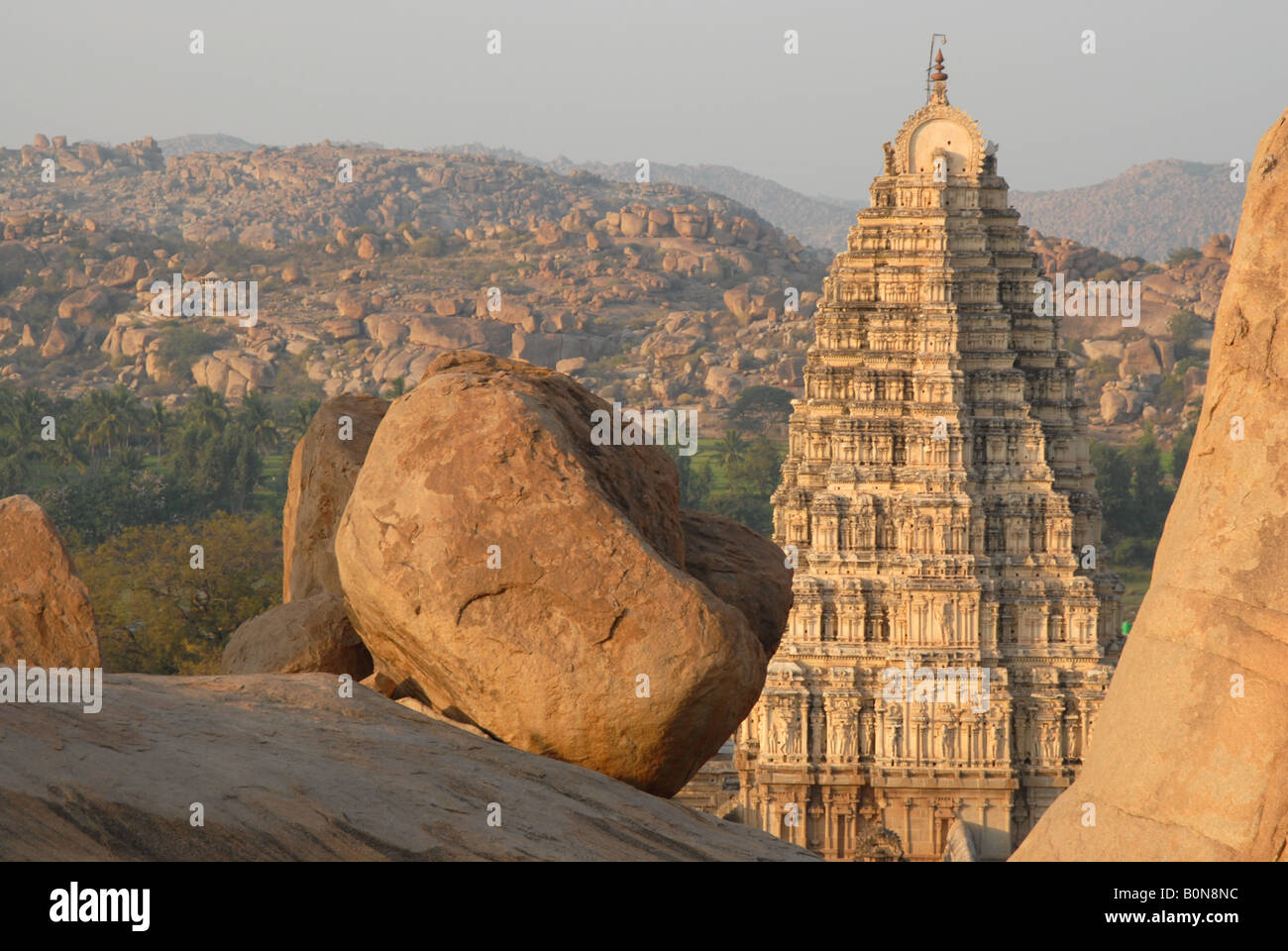Main gopuram,Virupaksha temple, Hampi World Heritage Site Karnataka ...
