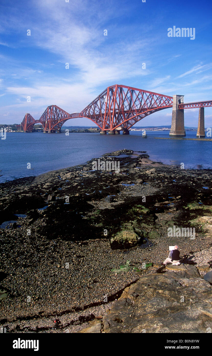 Forth railway bridge steel 1890 hi-res stock photography and images - Alamy