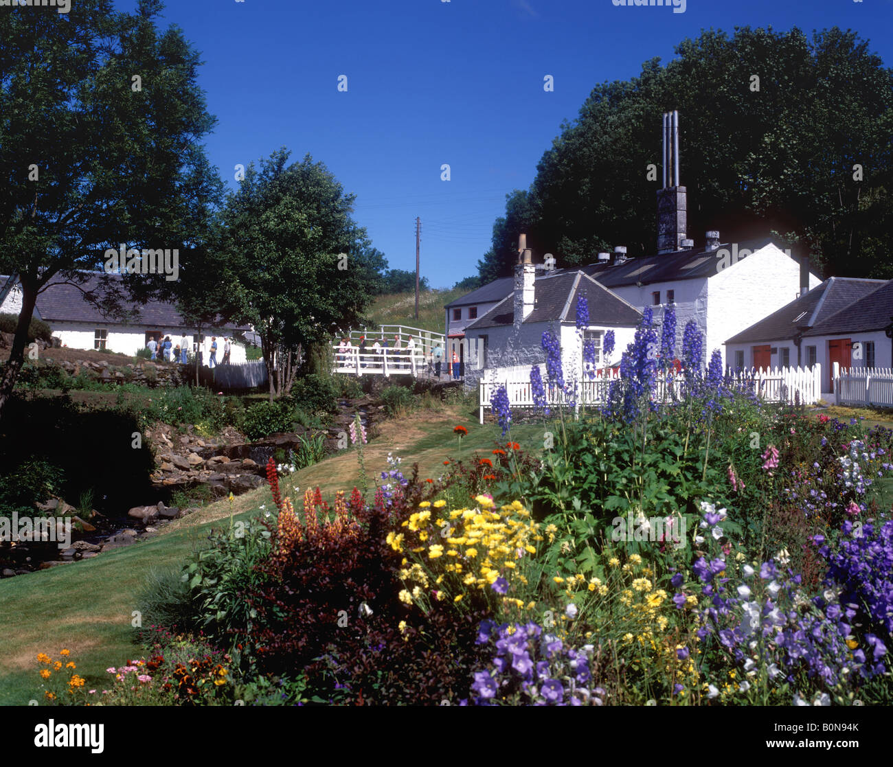 Edradour Distillery - Colourful view of the smallest distillery in ...